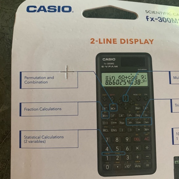 Casio | Other | Casio Fx30ms Plus Scientific Calculator New | Poshmark